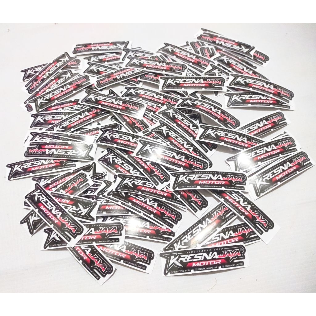 Jual STICKER LOGO TERBARU " KRESNA JAYA MOTOR " | Shopee Indonesia