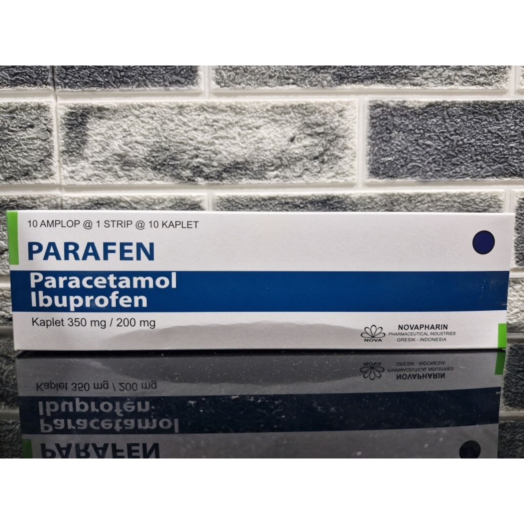 Jual PARAFEN BOX ISI 100 KAPLET - Paracetamol Ibuprofen | Shopee Indonesia