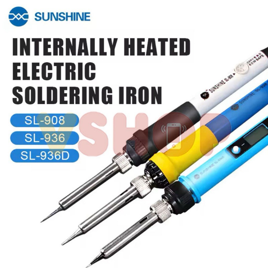 Jual SOLDER TANGAN - SOLDER IRON SUNSHINE ORIGINAL SL-936/936D/908 60 ...