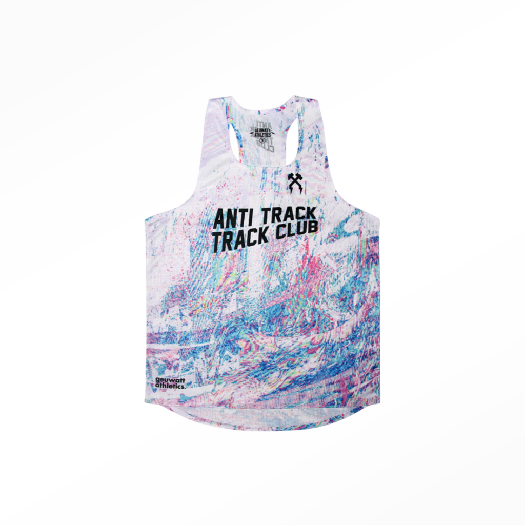 Jual geuwatt Anti Track Track Club Race Singlet - White Soil | Shopee ...