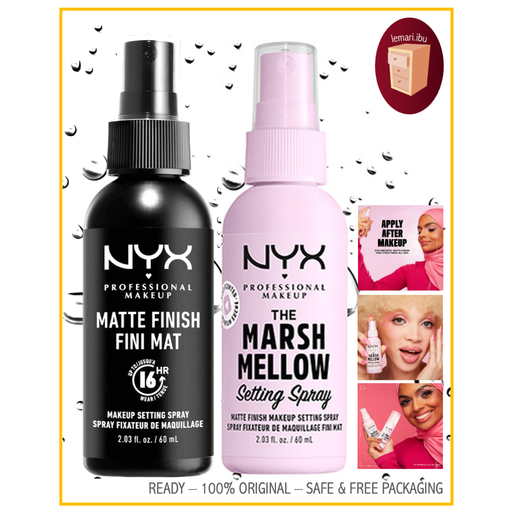 Jual NYX PROFFESIONAL MAKE UP SETTING SPRAY * MATTE FINISH / ANTI KILAP ...