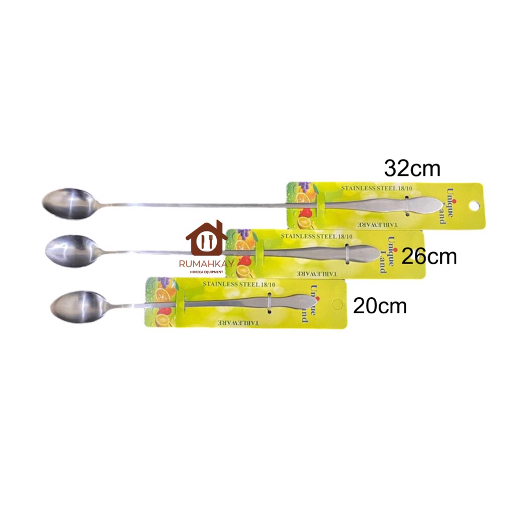 Jual Sendok Panjang Long Spoon / sendok es teh minuman sirup pengaduk ...