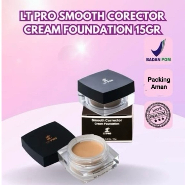 Jual LT Pro Smooth Corrector Cream Foundation Original Bpom | Shopee ...
