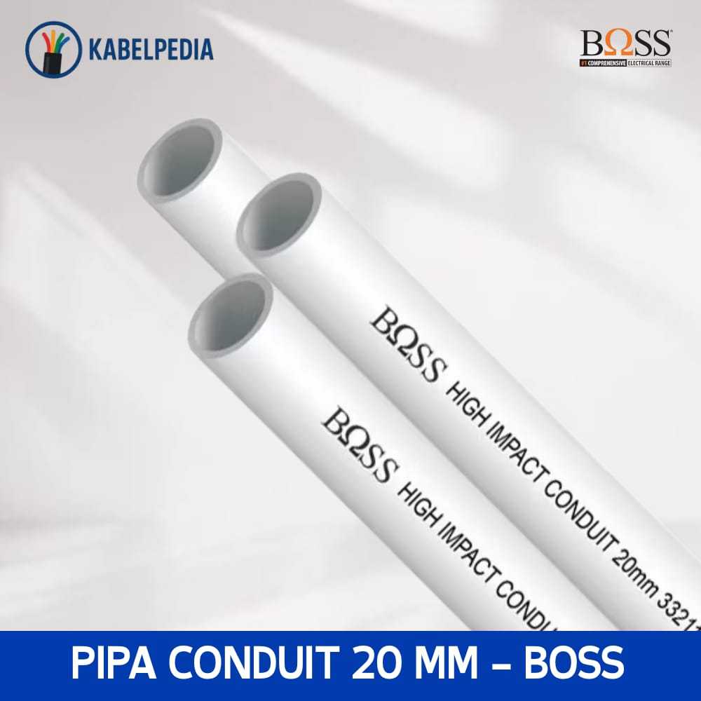 Jual Pipa Conduit Boss 20mm Putih - Pipa Paralon ORIGINAL SNI | Shopee ...
