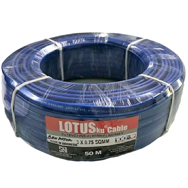 Jual Kabel biru Kabel Submersible 3x0.75mm SNI Kabel Pompa Submersible ...