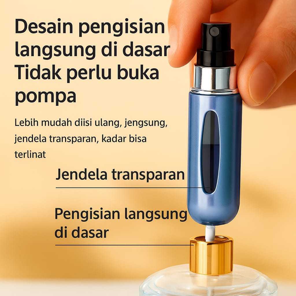 Jual Botol Parfum Isi Ulang 5ml – Travel Spray Mini, Refill dari Bawah ...