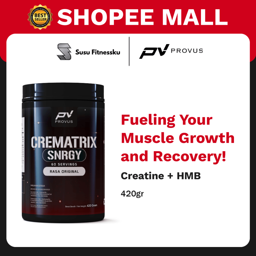 Jual Provus Crematrix SNRGY - Creatine Hmb - Suplemen Fitness | Shopee ...