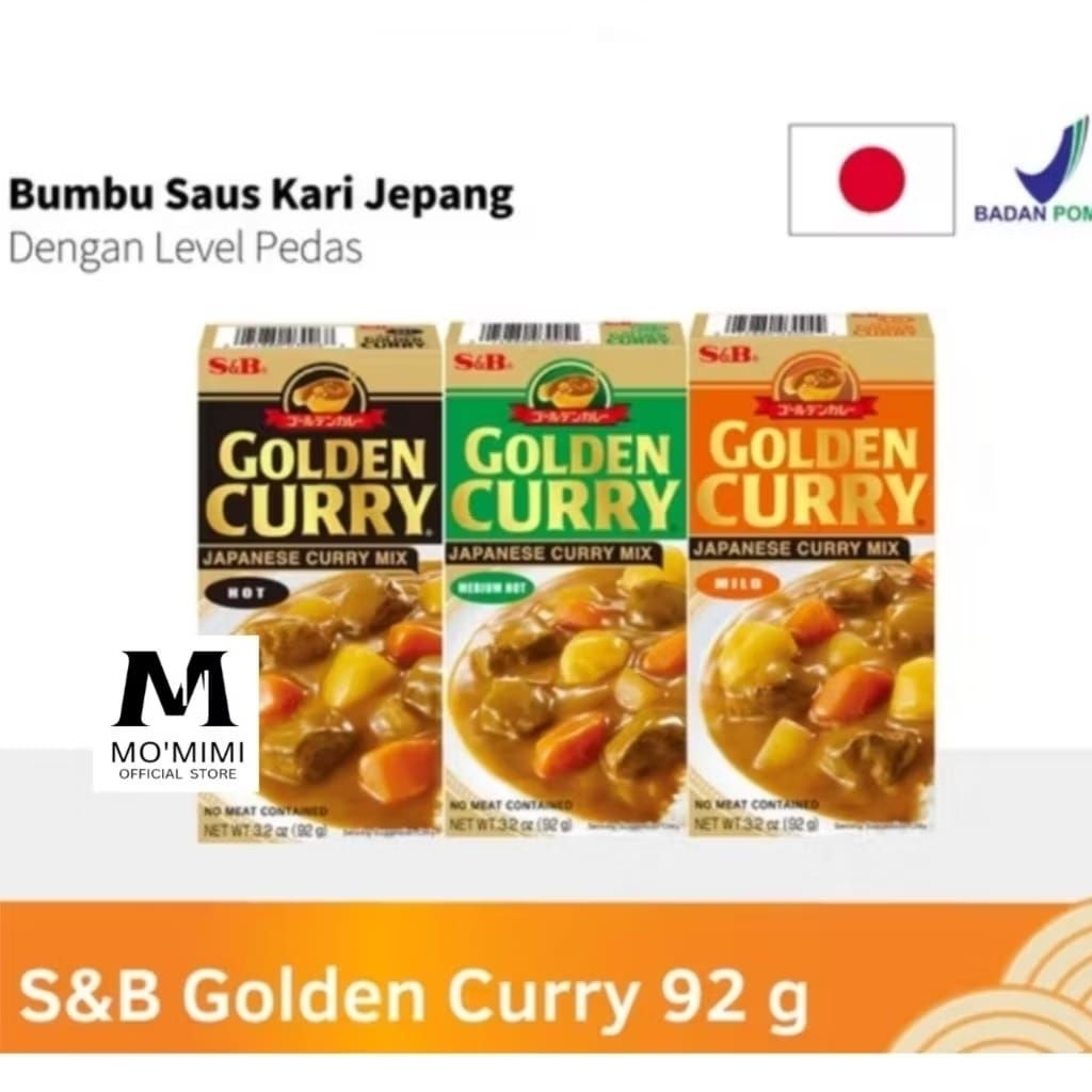 Jual S&B Golden Curry 92 g Bumbu saus kari jepang dengan level all ...