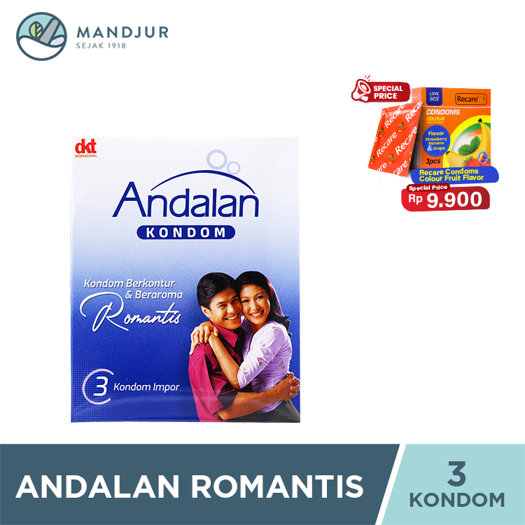 Jual Kondom Andalan Romantis Isi 3 Pcs | Shopee Indonesia