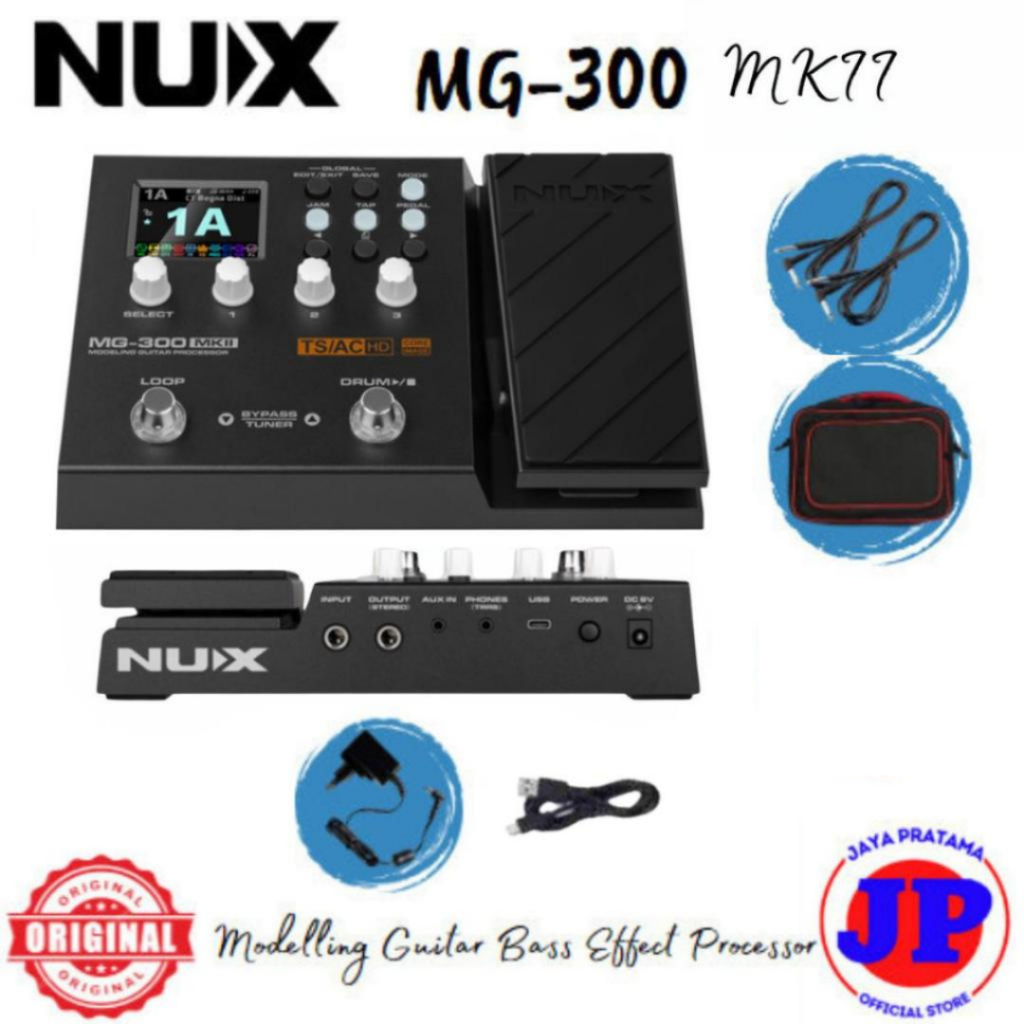 Jual Nux MG300 MKII Efek Guitar Modelling Processor Multi Effects ...
