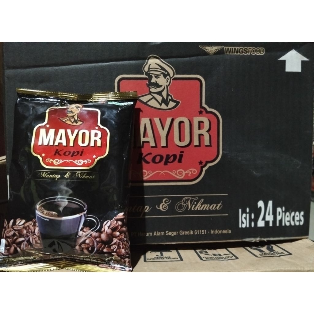 Jual Kopi Hitam MAYOR 120gr 1Dus isi 24 Pcs | Shopee Indonesia