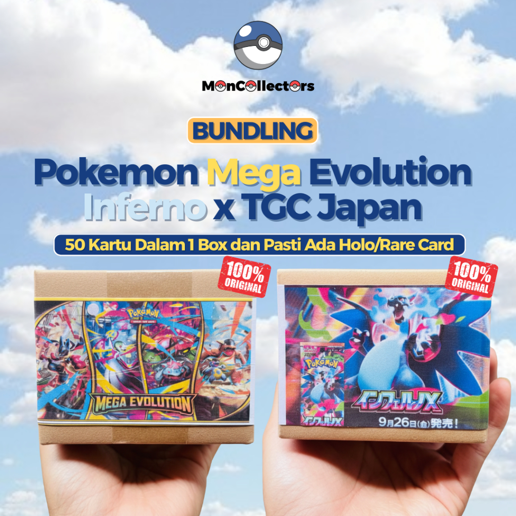 Jual Kartu Pokemon Mega Evolution x Inferno x TGC Japan 50 + 50pcs ...