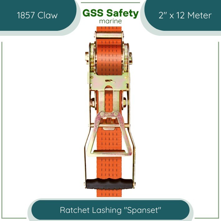 Jual Ratchet Lashing "Spanset" 2" x 12 Meter (1857 Claw) | Shopee Indonesia