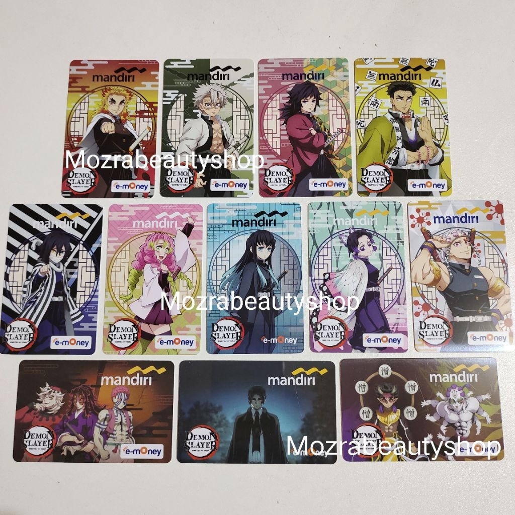 Jual E-money Mandiri X Demon Slayer KNY NEW Limited Edition | Emoney ...