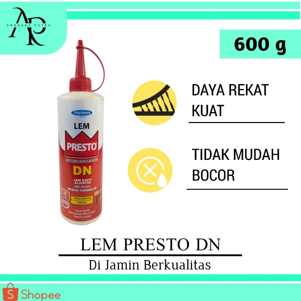 Jual Lem Presto DN Cepat Kering 600gr | Shopee Indonesia