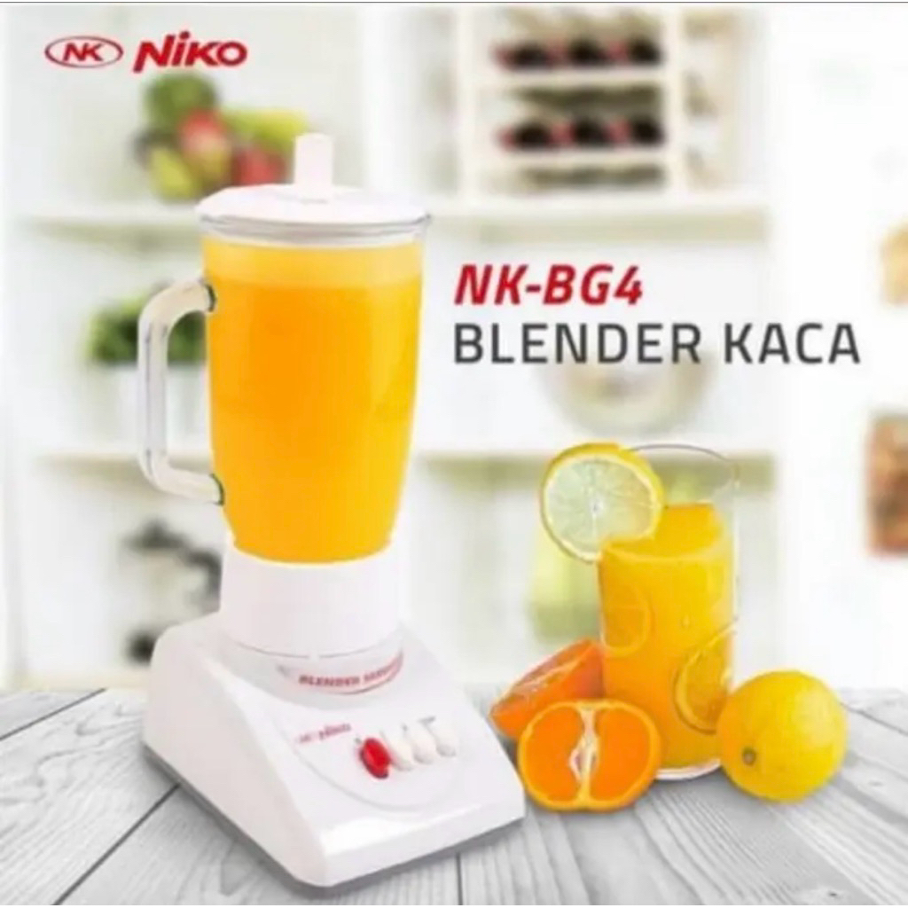 Jual NIko Blender Wadah Kaca Kapasitas 2 LIter NK-BG4 Garansi Resmi ...