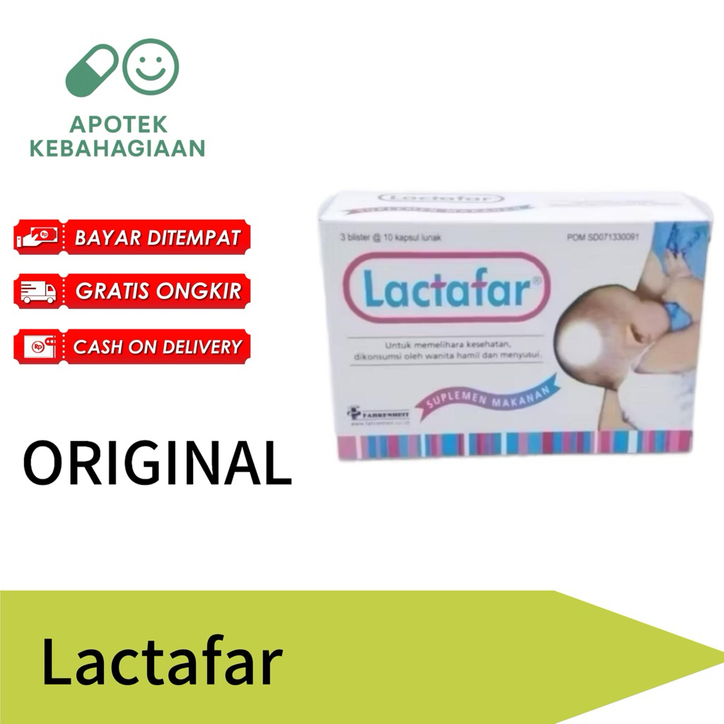 Jual Lactafar Box Isi 30 Tablet Suplemen Kehamilan | Shopee Indonesia