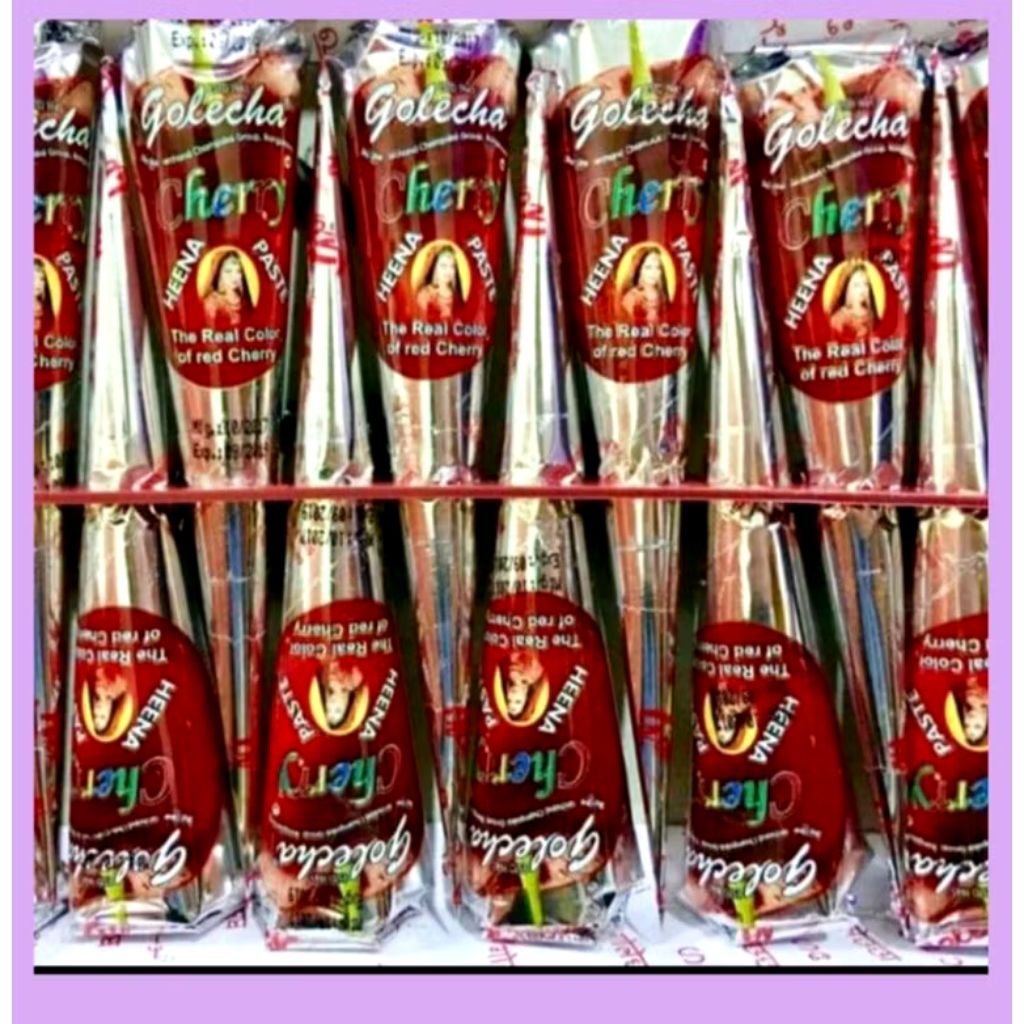 Jual Golecha Henna Cherry | Goleca Henna Original (pcs) | Shopee Indonesia