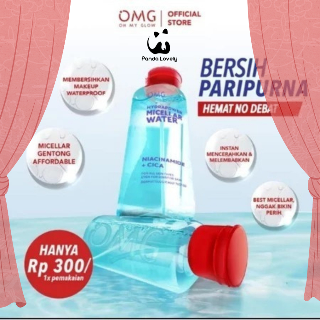 Jual Micellar Water - OMG Oh My Glow Hydrapower with Niacinamide & Cica ...