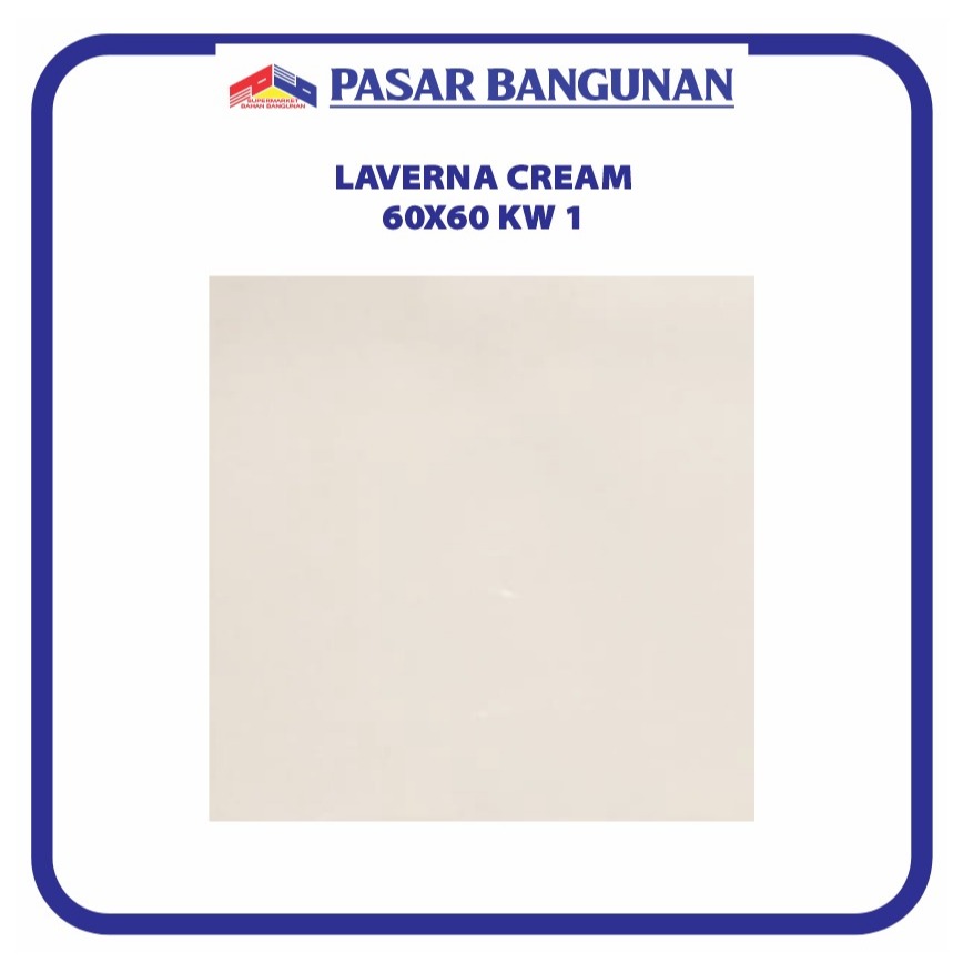 Jual LAVERNA CREAM POLOS 60x60 KW 1 | Shopee Indonesia