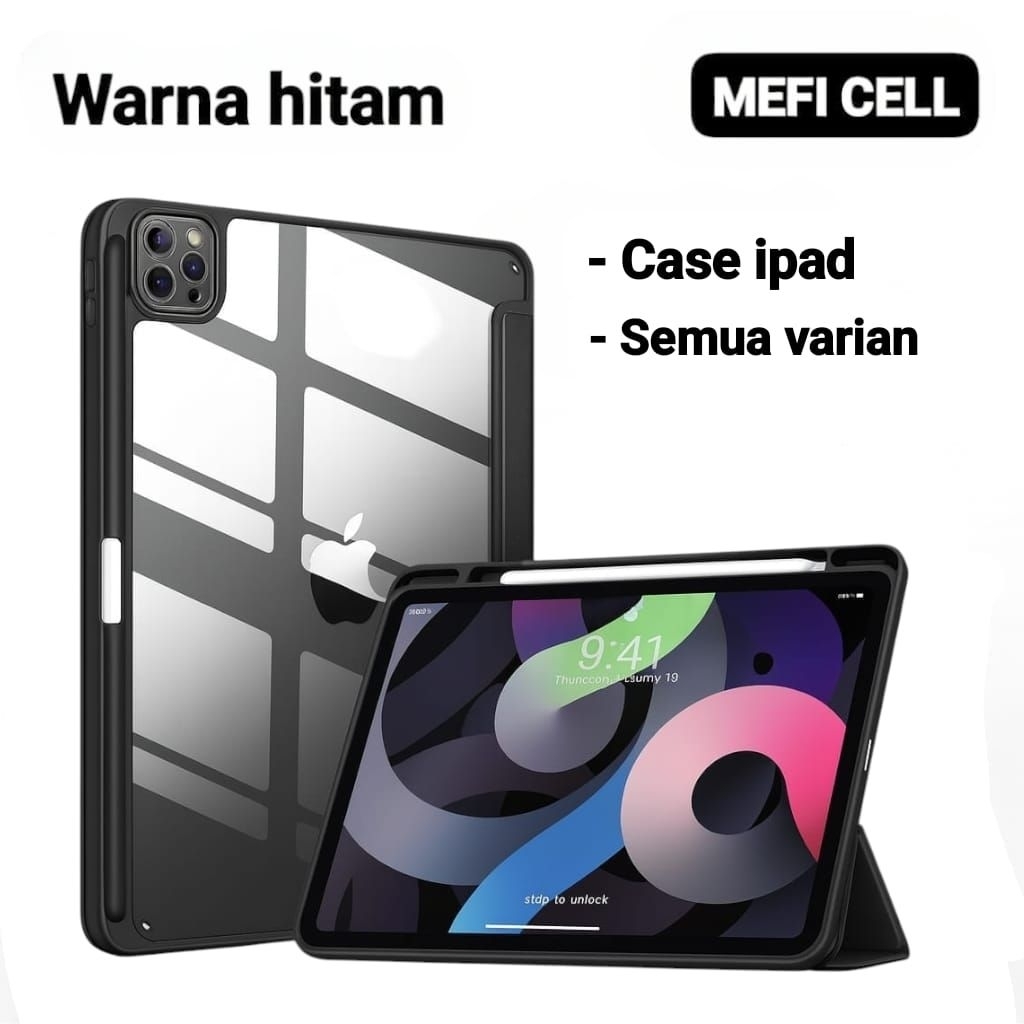 Jual case ipad akrilik semua varian gen 7 8 9 10 11 air 5 6 7 M1 M2 M3 ...