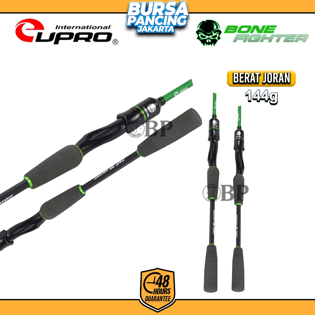 Jual Joran Spinning Full Fuji EUPRO BONE FIGHTER 180CM Carbon Wrapping ...