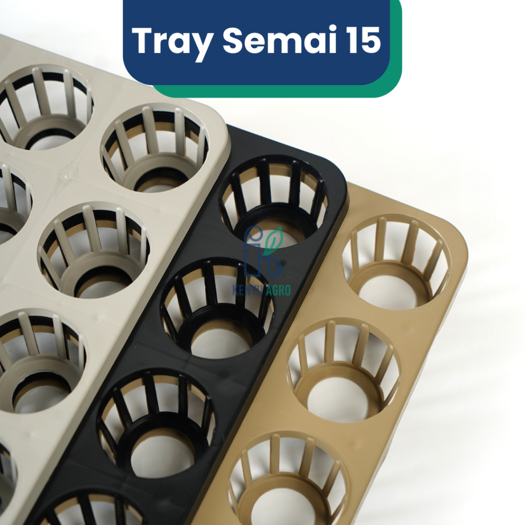 Jual KENYU AGRO Tray Semai 15 lubang / Pot Tray Bunga Anggrek / Tray ...