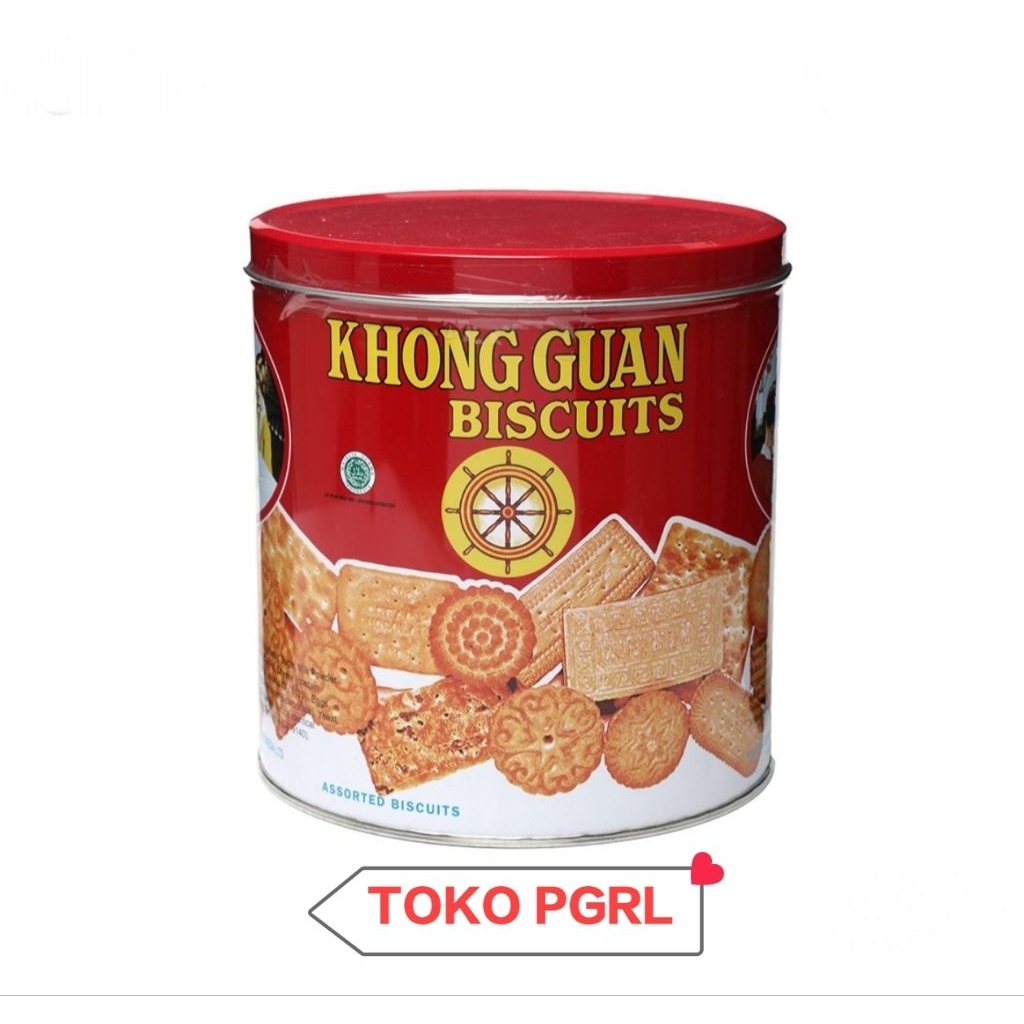 Jual Khong Guan Mini Biskuit Assorted Merah Kaleng 650g | Shopee Indonesia