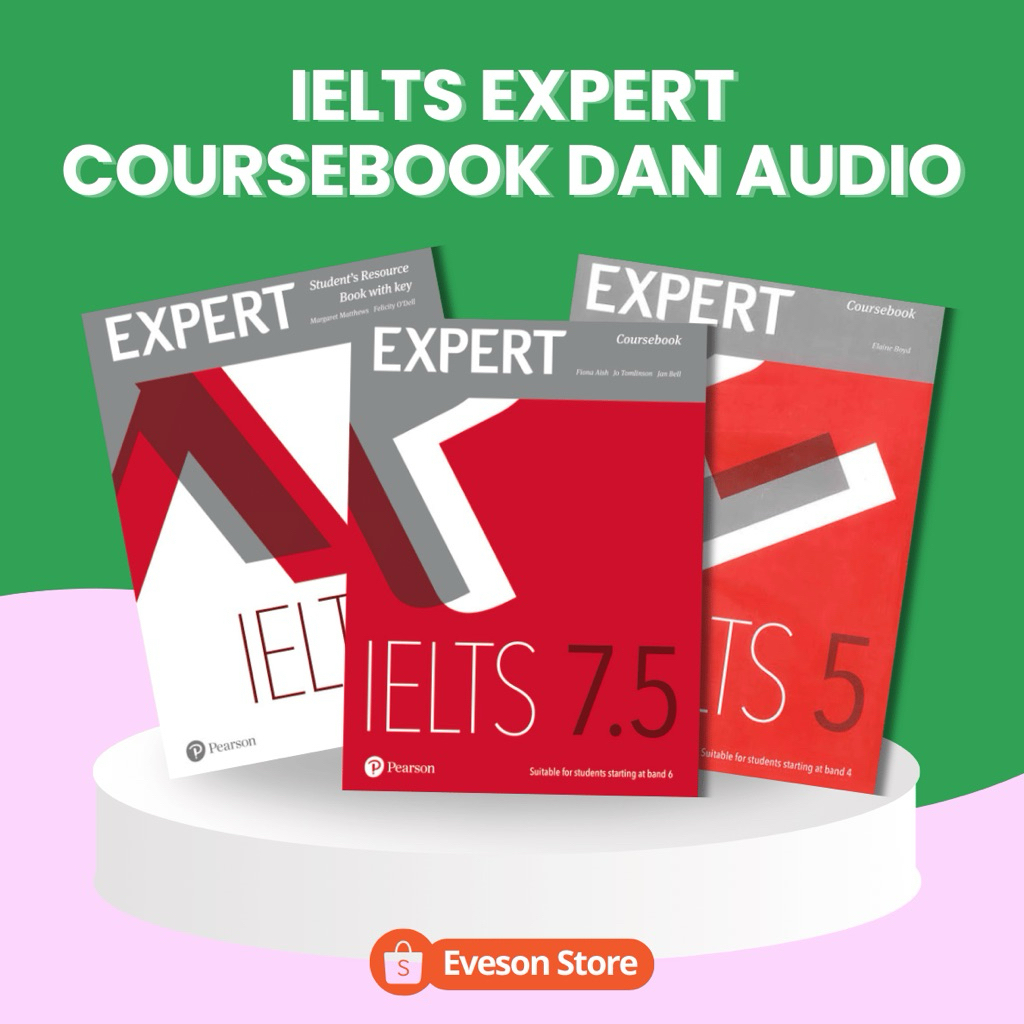 Jual IELTS Expert Coursebook dan Audio Level 5/6/7.5 | Shopee Indonesia
