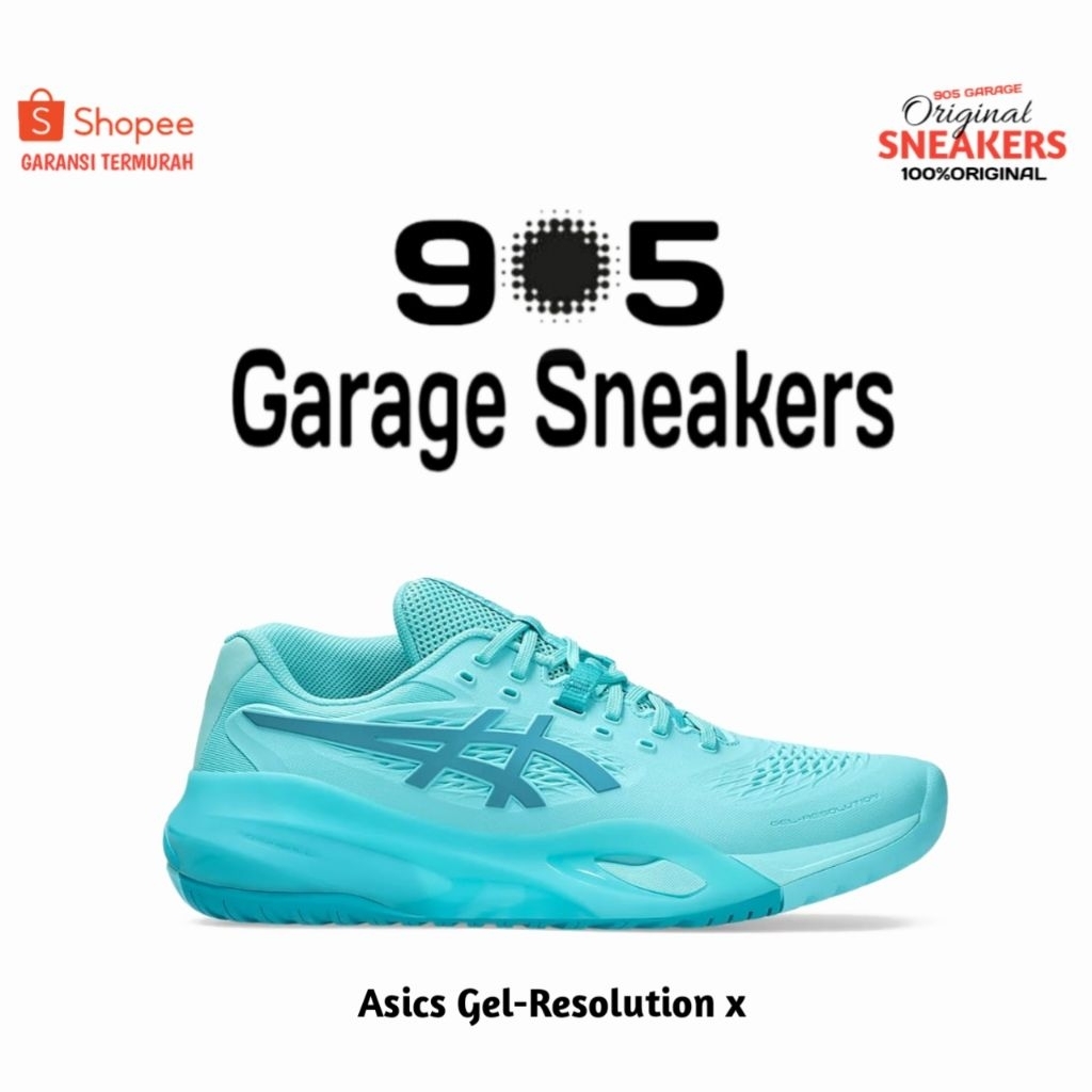 Jual Sepatu Tenis Asics Gel-Resolution x Ice Mint/Lagoon Original ...