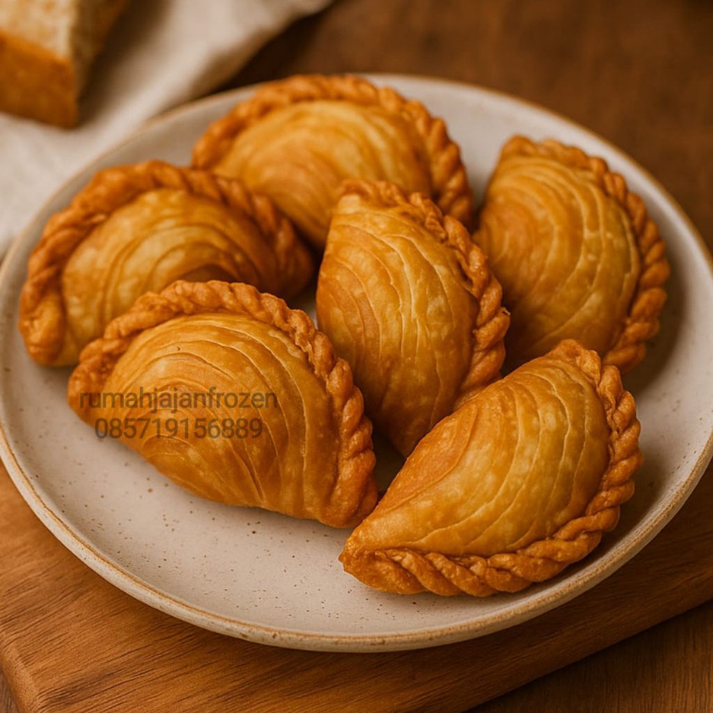 Jual Karipap Curry Puff Singapore Ayam Kari isi 5 | Shopee Indonesia
