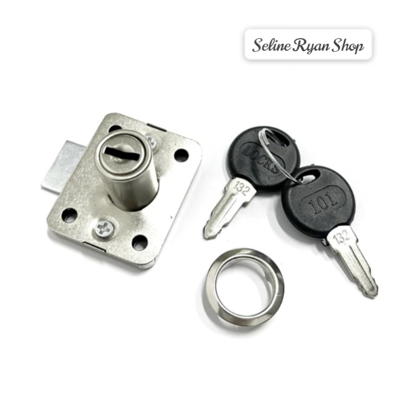 Jual Kunci Laci / Kunci Lemari / Cam Lock 101-16mm | Shopee Indonesia
