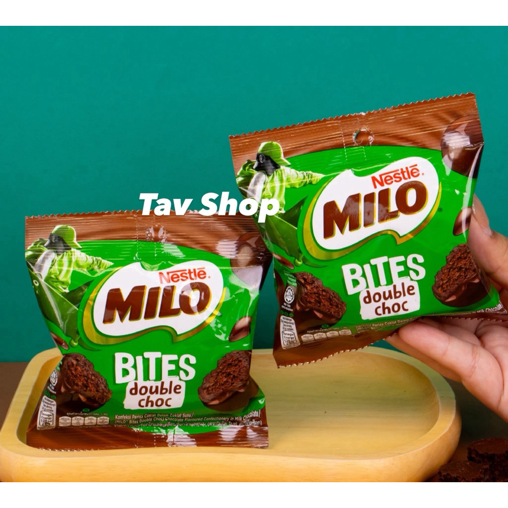 Jual NEW Nestle MILO Bites Double Choco & Mocha (Import) 25g | Shopee ...