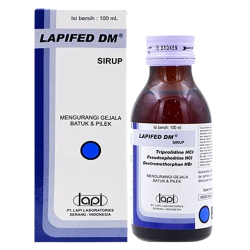 Jual LAPIFED DM SYR 100ML - DAPAT MENGATASI GEJALA PILEK SEPERTI BERSIN ...