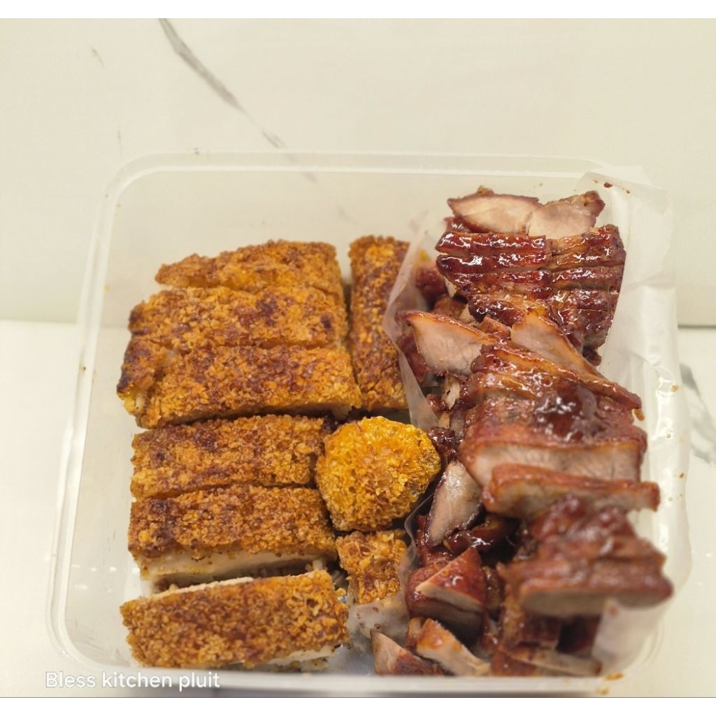 Jual 1 kg Babi Panggang Kombinasi Charsiu / Siobak Crispy / Pork Belly ...