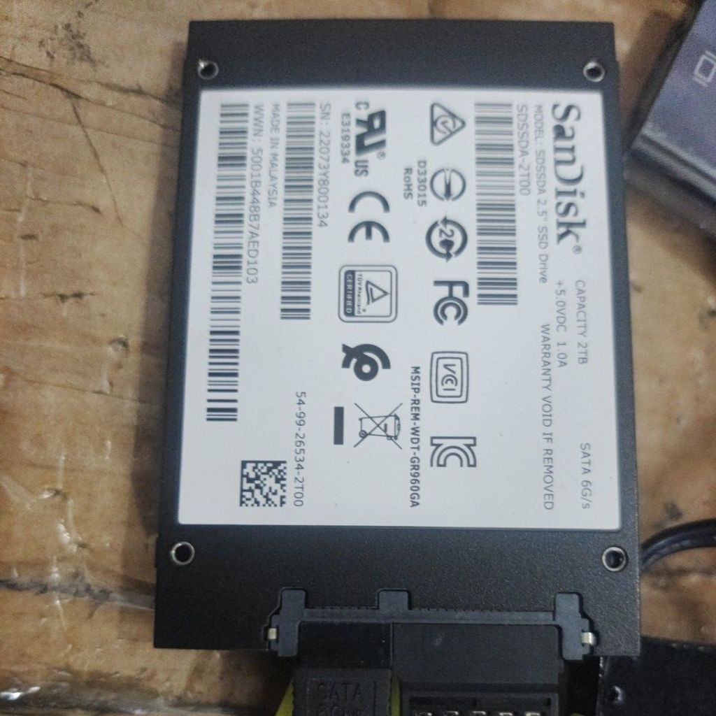 Jual ssd Sandisk 2tb sata | Shopee Indonesia
