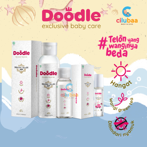Jual DOODLE Minyak Telon Doodle Green tea Exclusive Telon Oil Plus ...