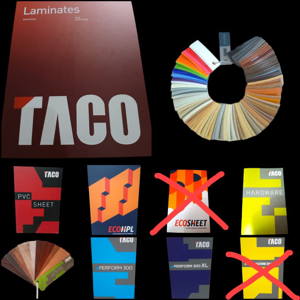 Jual PAKET ISI 8 CATALOG TACO HPL 2025-2026 (SESUAI FOTO) / PAKET ...