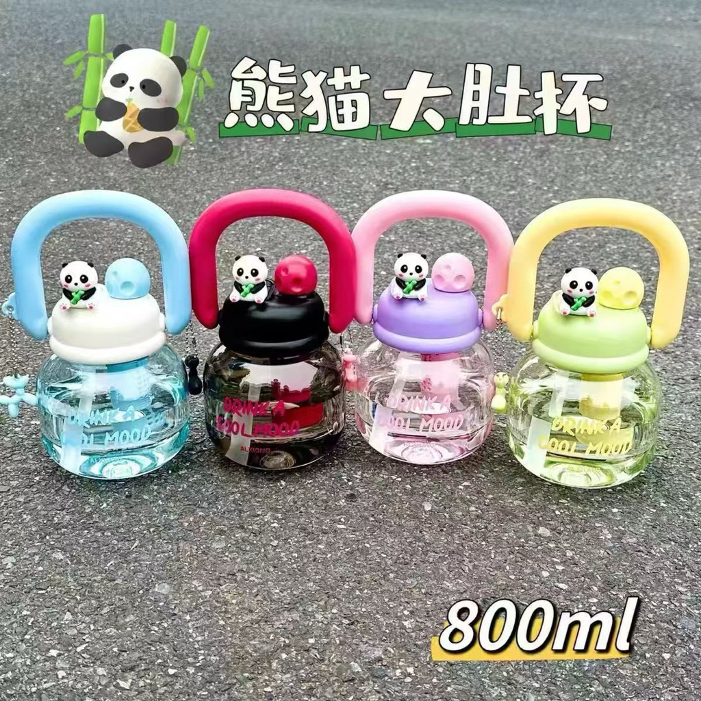 Jual BOTOL MINUMAN ANAK 2IN1 PANDA ANTI BOCOR 800ML | Shopee Indonesia