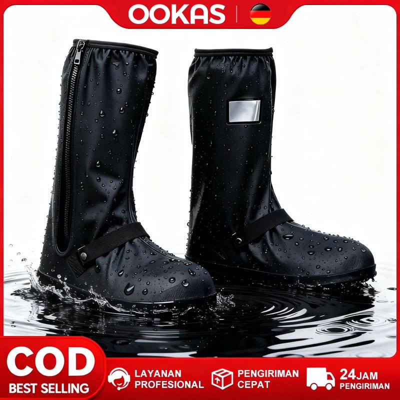 Jual OOKAS Jas Hujan Sepatu Rain Shoes Cover Sarung Sepatu Anti Slip ...
