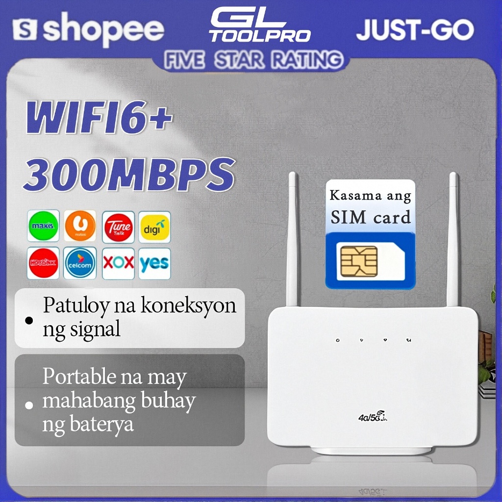 Jual Modem 5G Router WiFi SIM Card Router LTE Modem 350mbps Wireless ...