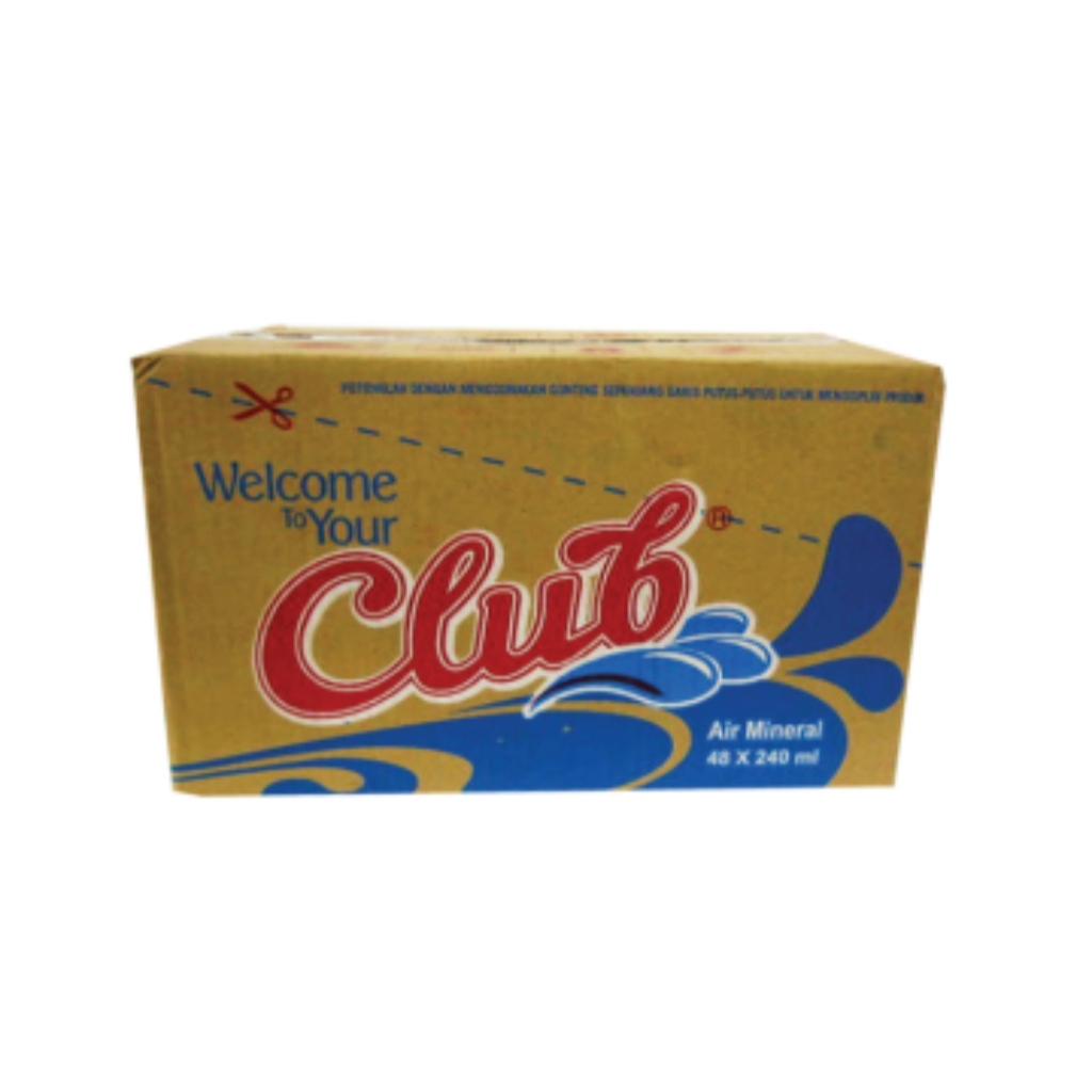 Jual [ 1 Karton ] Air Mineral Club 220ml Dus isi 48 Gelas Biru | Shopee ...