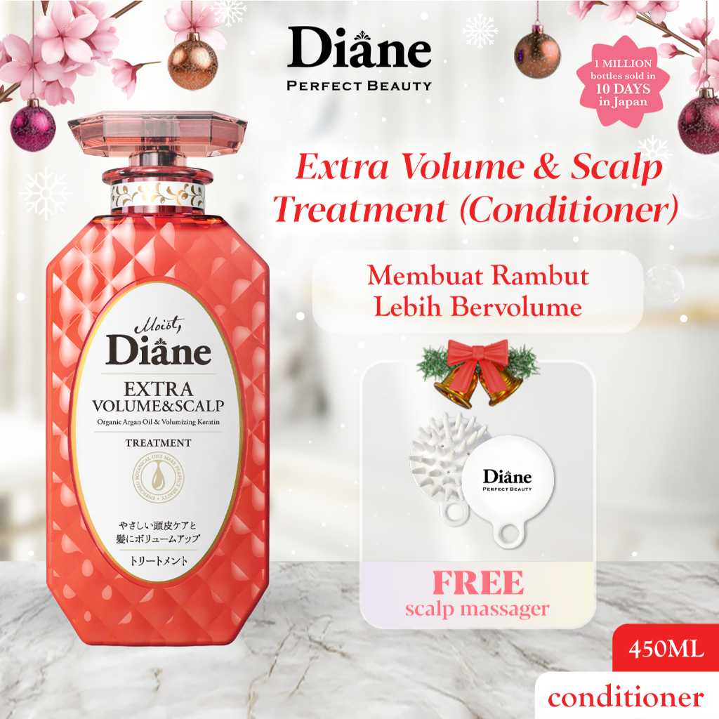 Jual Moist Diane Extra Volume and Scalp Treatment / Conditioner 450ml ...