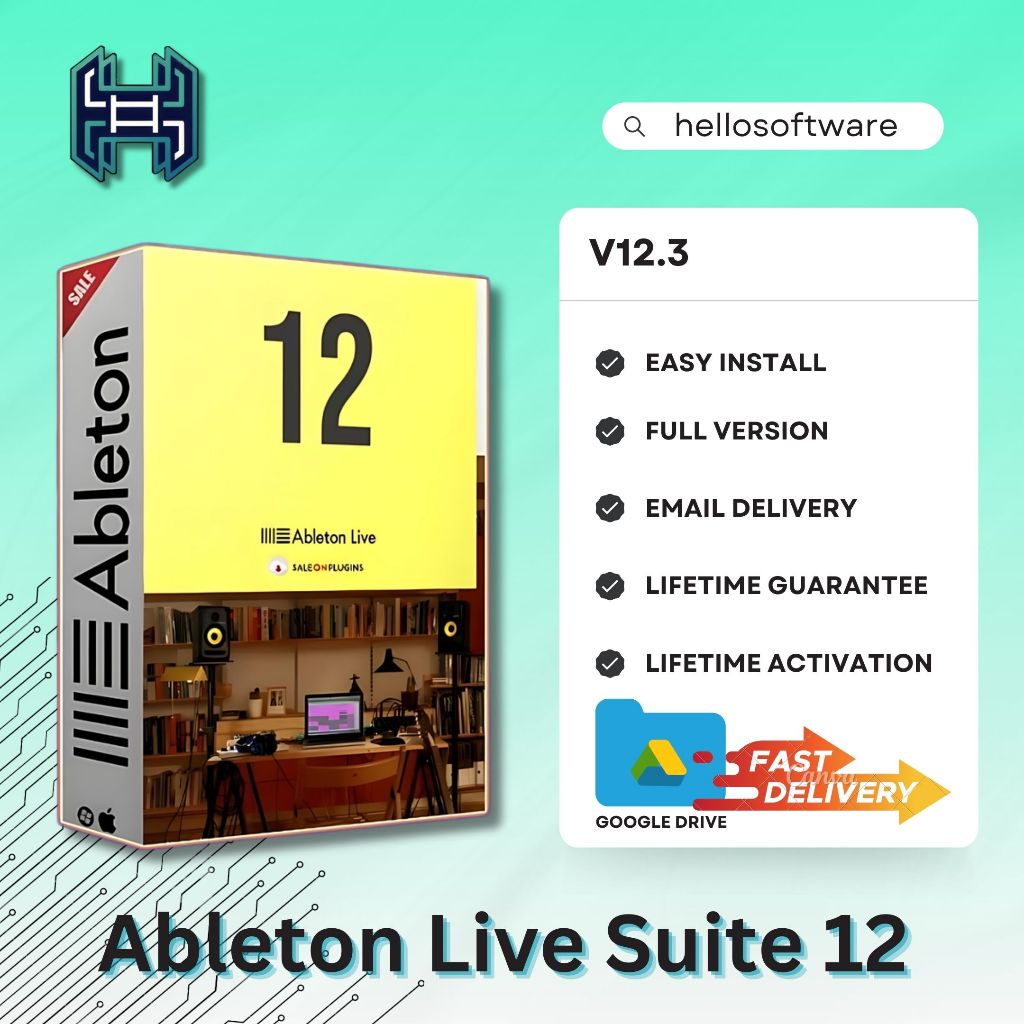 Jual (WIN/MAC) Ableton Live 12 Suite v12.3 / Ableton Live 11 Suite v11 ...