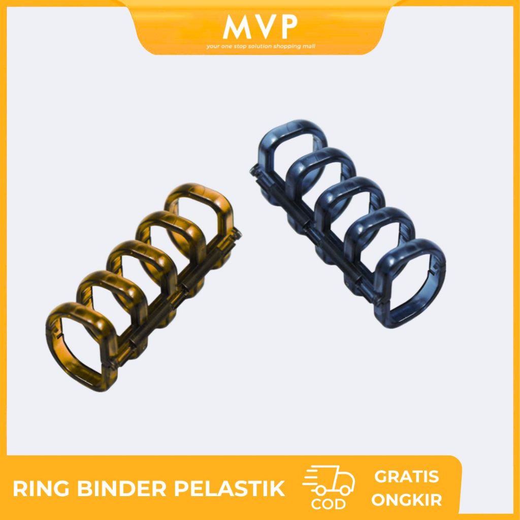 Jual MVP DIY Plastik Binder Binding Strip DIY Creative 5 Holes Ring ...
