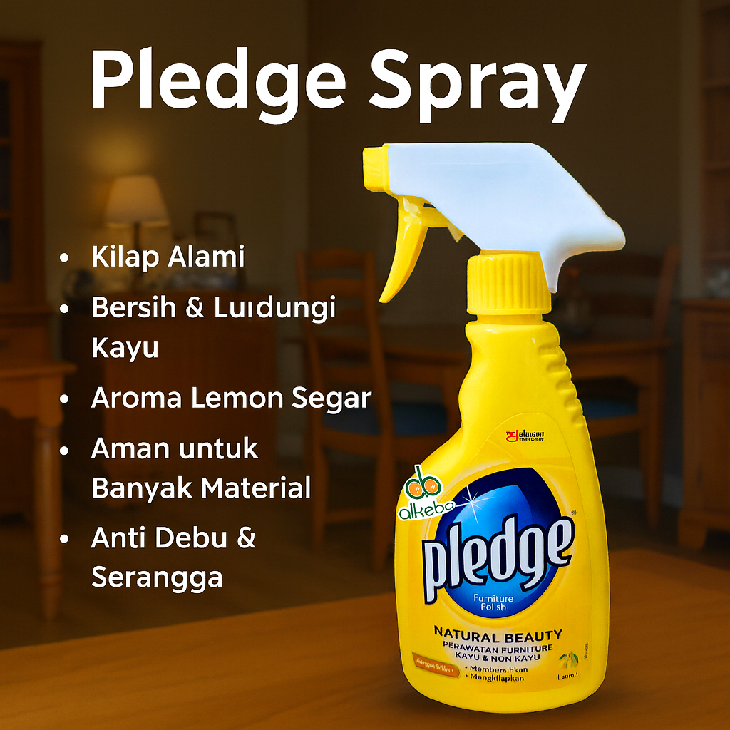 Jual Pledge Liquid Spray Furniture Polish Lemon 450ml - Pembersih ...