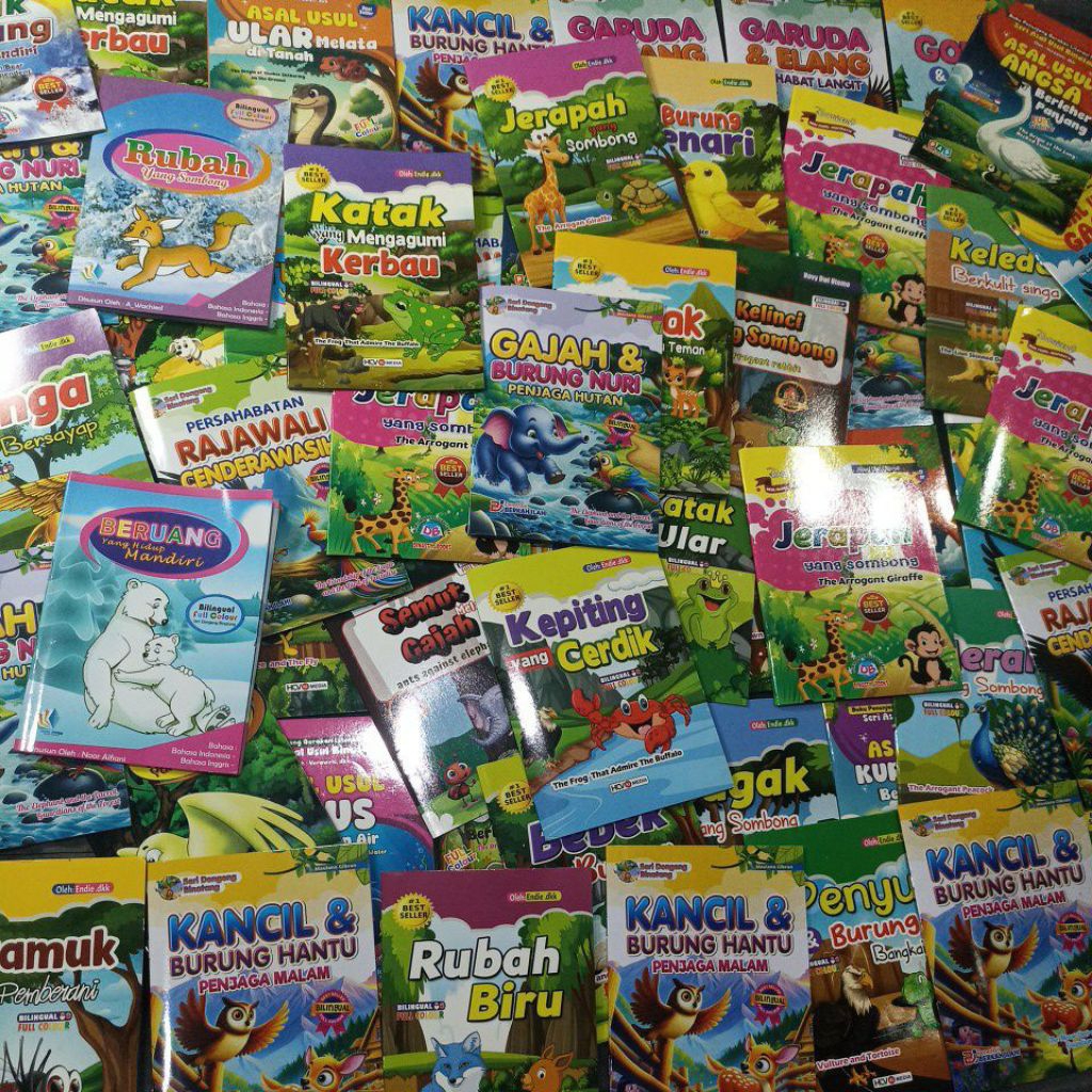 Jual OBRAL RANDOM BUKU CERITA RAKYAT DONGENG BINATANG ANAK - JUDUL ACAK ...