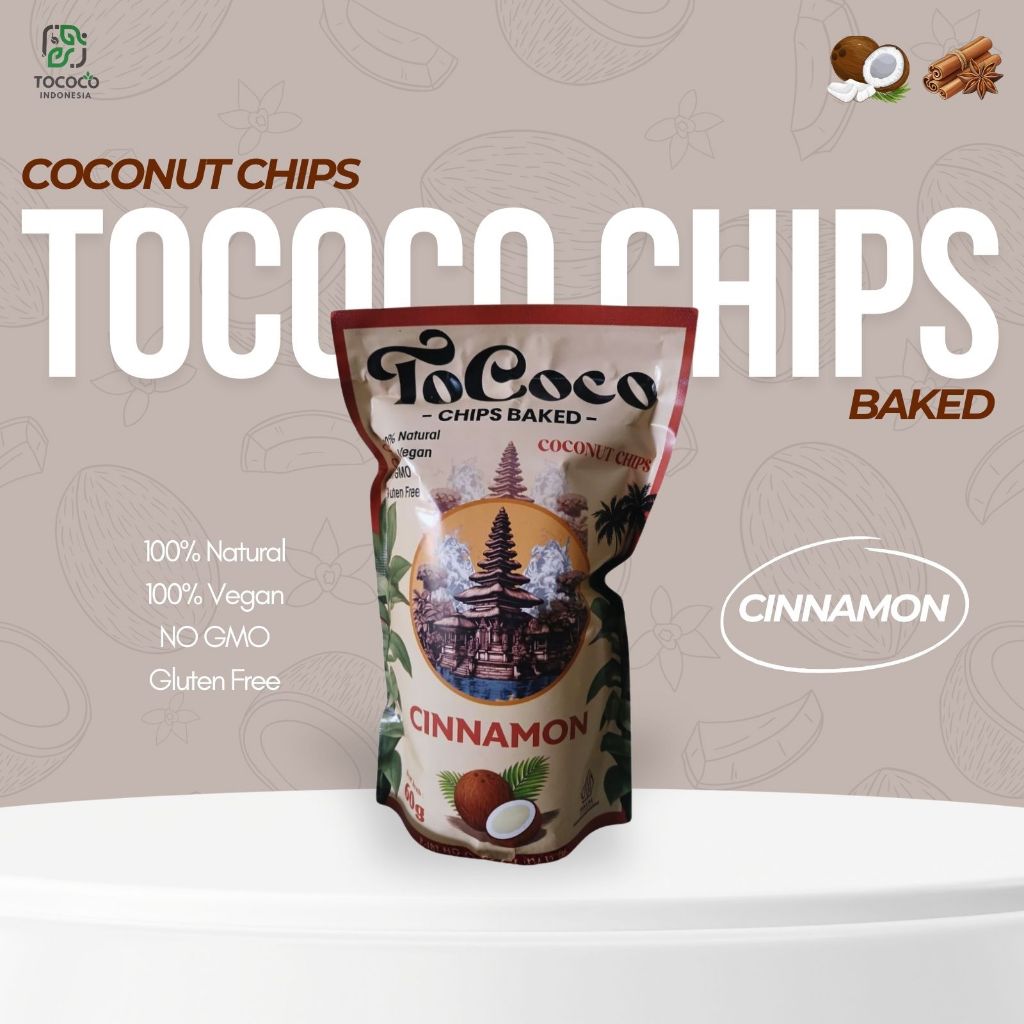 Jual Tococo Chips Baked (Coconut Chips) - Keripik Kelapa Panggang Rasa ...