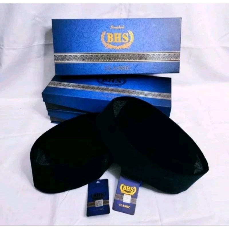Jual Peci BHS Premium Peci hitam polos BHS Original Classic AC | Shopee ...