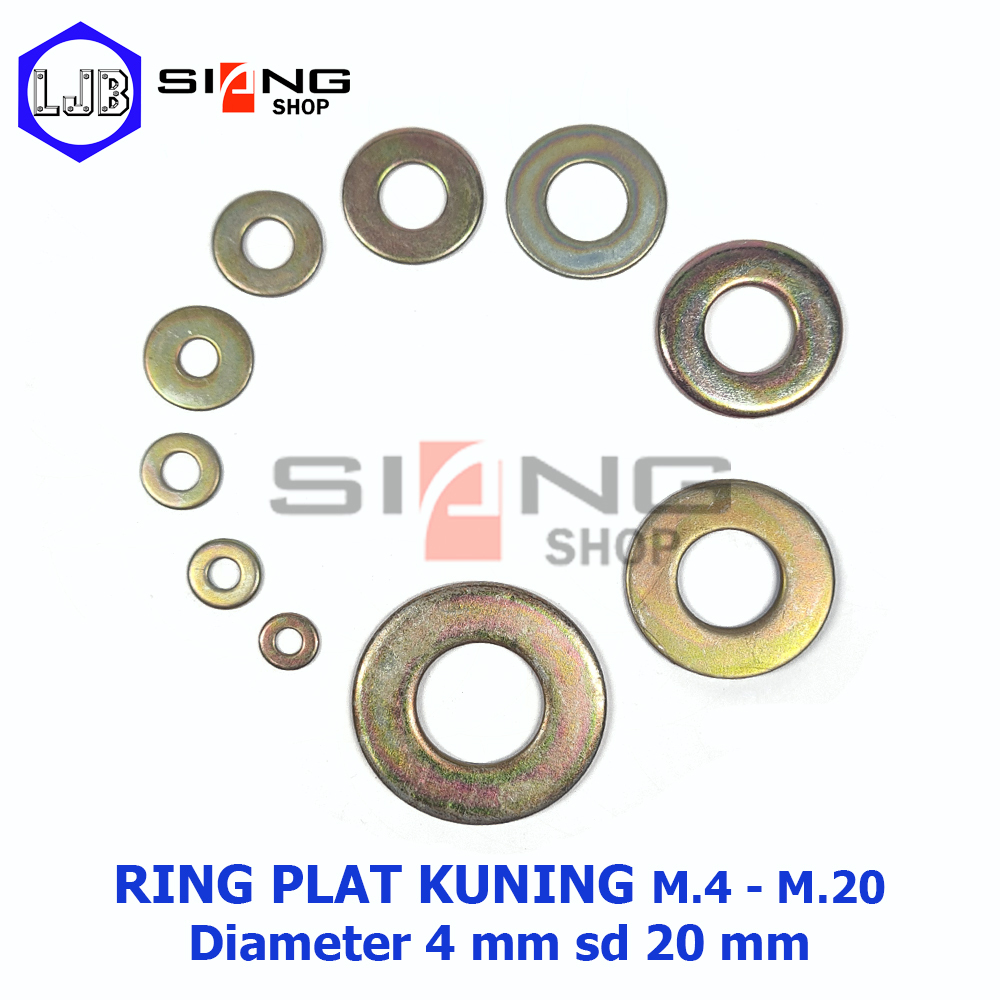 Jual Ring Plat Kuning M4 sd M16 | Shopee Indonesia